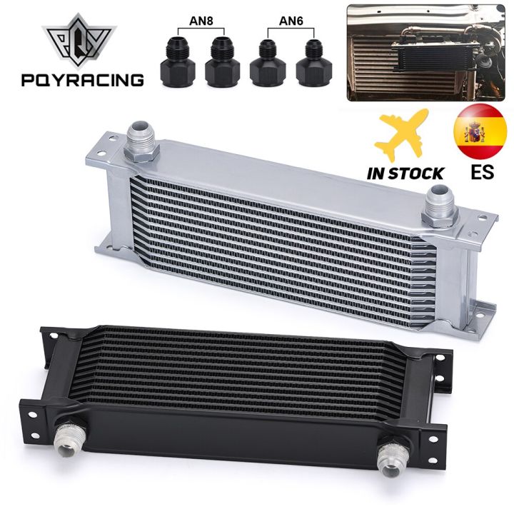 13 Row Universal Aluminum Engine Transmission Oil Cooler Kit Oil Cooler