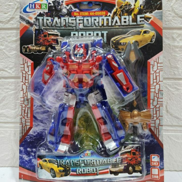 Mainan Anak Robot Transformasi transformer - Robot Bisa Berubah Mobil ...