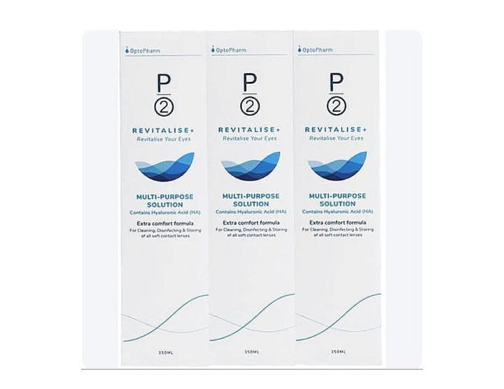 (UNIQUE OPTIC SG )OPTO Pharm P2 Revitalise MultiPurpose Solution 3 X ...