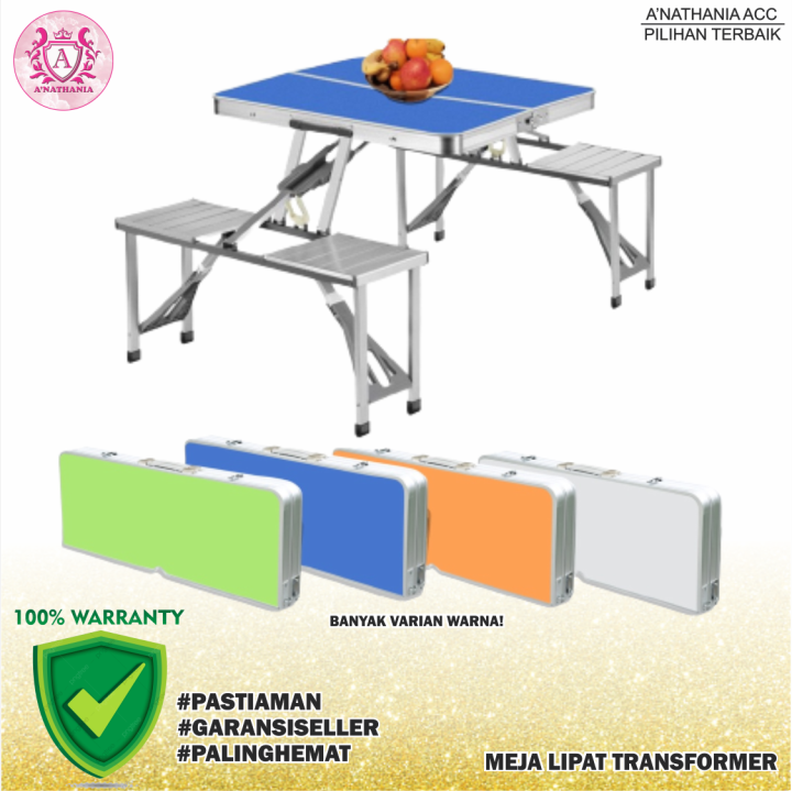 PROMO HEBOH - Meja TRANSFORMERS / Meja & Kursi Piknik Portable ...