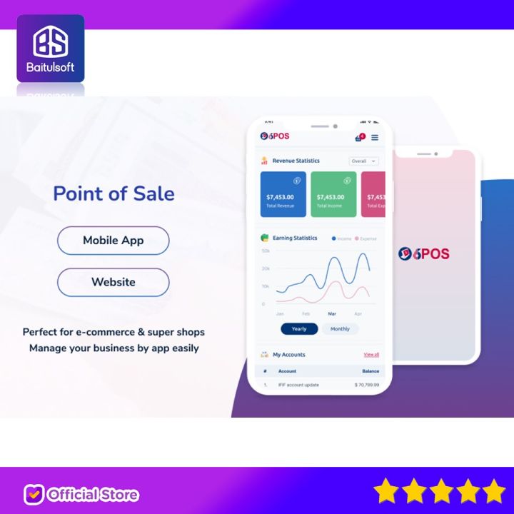 SOURCE CODE APLIKASI 6POS - THE ULTIMATE POS SOLUTION BY BAITULSOFT | Lazada Indonesia