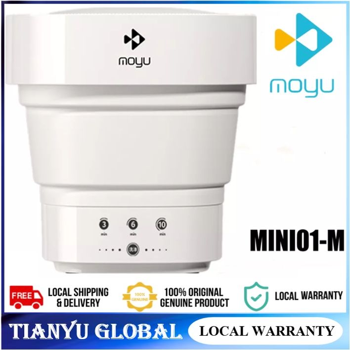 【SG READY STOCK】 Youpin Moyu Electric Mini Washing Machine Portable ...