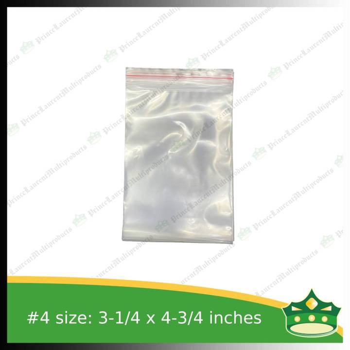 [100 pcs] Zip-It resealable plastic bag self locking plastic bag (small ...