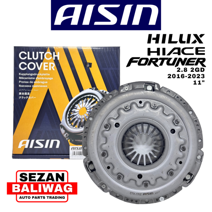 AISIN CLUTCH COVER PRESSURE PLATE 11'' TOYOTA HILUX HIACE FORTUNER 2.8 2GD 2016-2023 CTX-170A ...