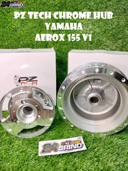 PZ TECH CHROME HUB MADE IN THAILAND YAMAHA AEROX 155 V1 | Lazada PH