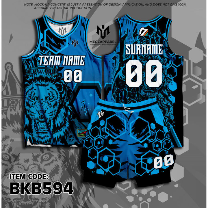 MEGZ Free Customized Team Name Surname and Number Basketball Jersey ...