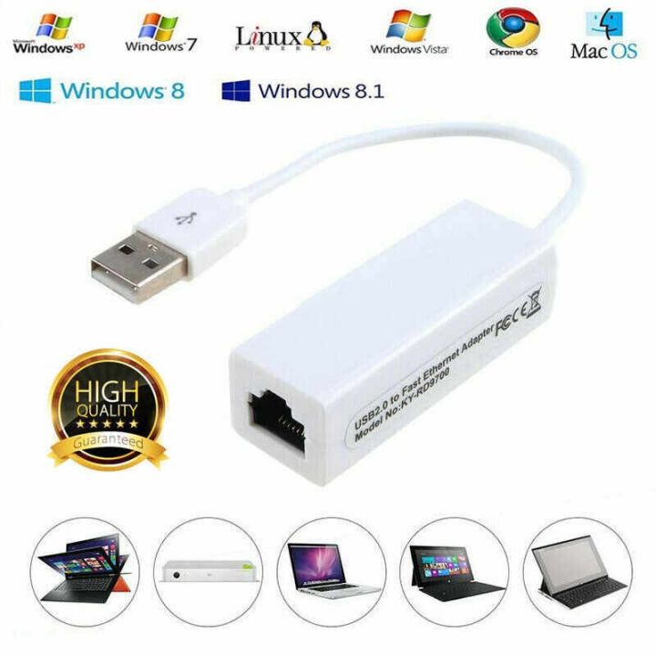 USB LAN Card 2.0 to RJ45 Ethernet Cable Adapter | Lazada