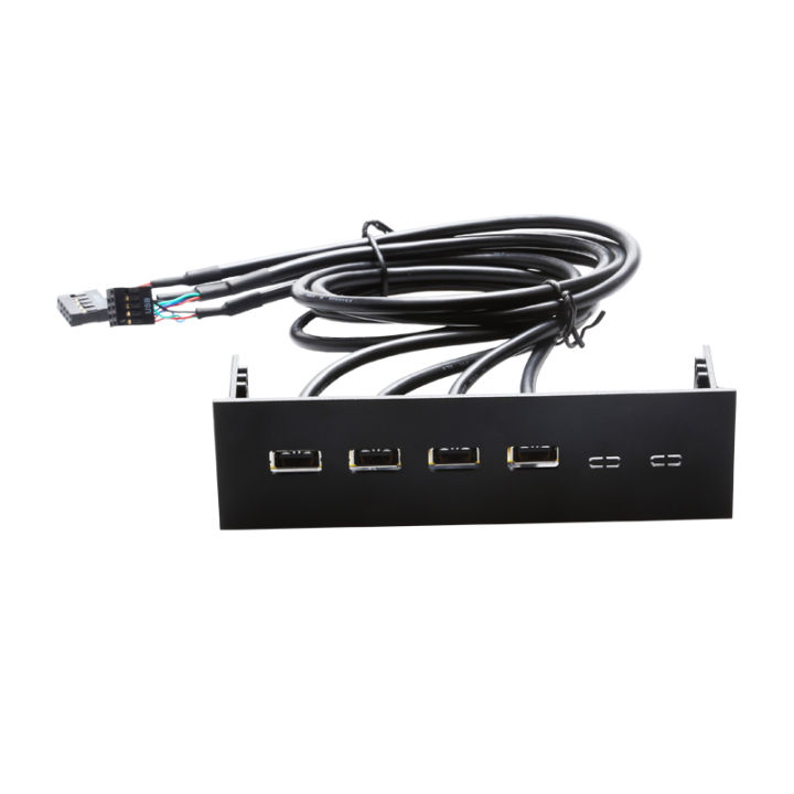 DIEWU USB2.0 front panel CD-ROM expansion card 4-port HUB dual 9PIN to ...