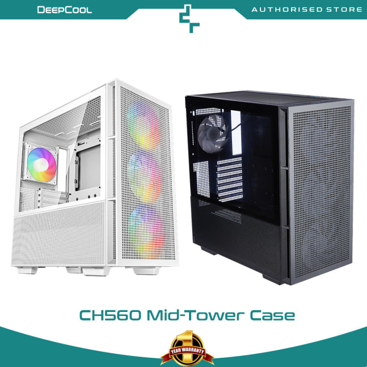 Deepcool CH560 Mid-Tower Computer Case/Gaming Case - Black | Support ...