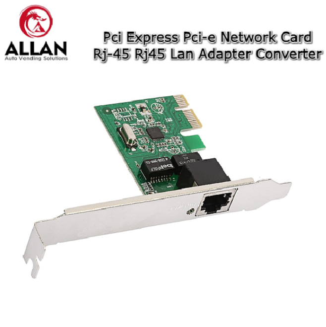 Allan Ethernet Pci Express Pci-e Network Card Rj-45 Rj45 Lan Adapter ...