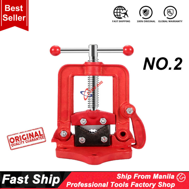 COOFARI Vise Table Vice Workbench Rotating Clamp Pipe Vise Bench Pipe ...