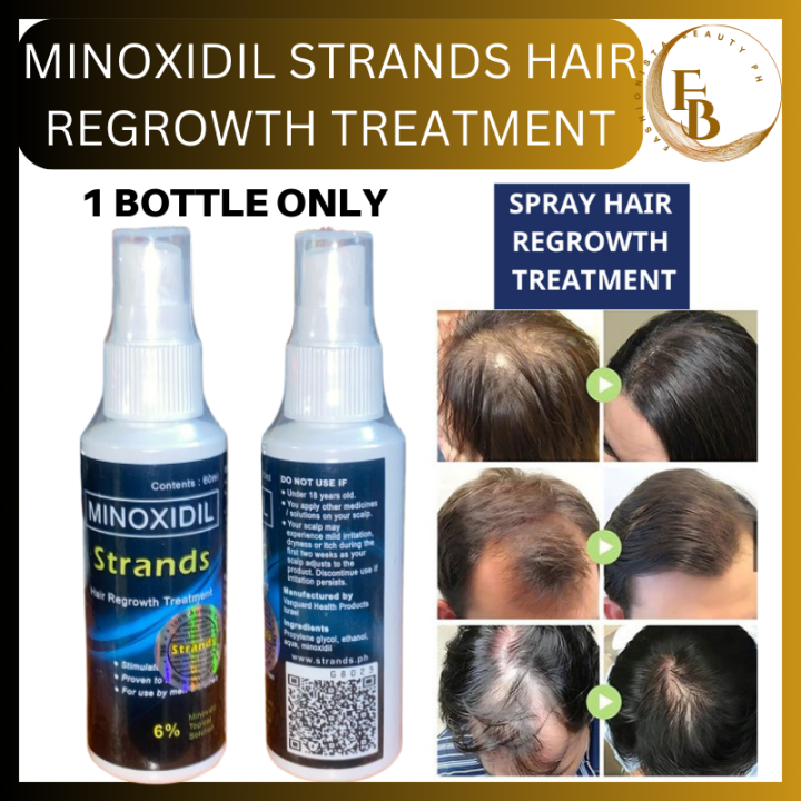 Minoxidil Strands 6% Minoxidil Topical Solution (60ml per bottle) Hair ...