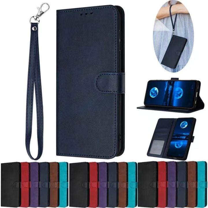 เคส กระเป๋า ฝาพับ กระดุม สำหรับ Oppo A74 A95 เคสเปิดปิด For Oppo A54