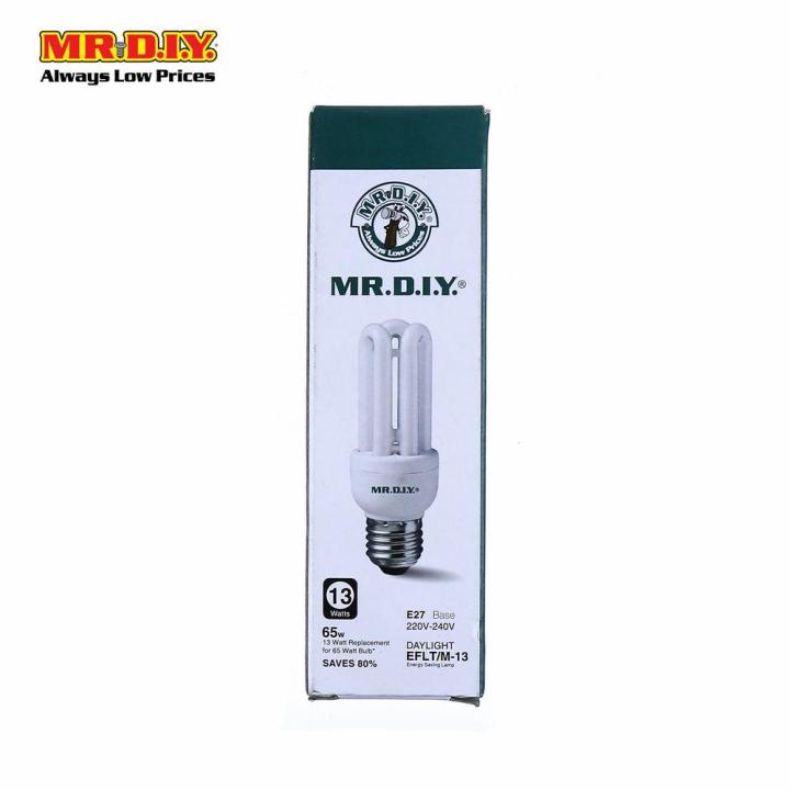 MR DIY 3U Shape Bulb Daylight 13W (1pcs) | Lazada