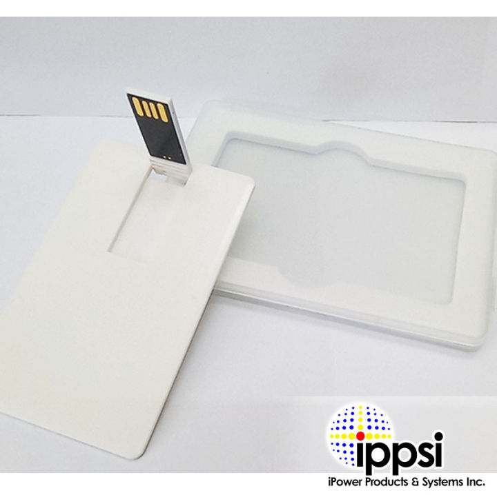 iPower Credit Card Style Slimtype USB Flash Drive PLAIN Custom Made In ...