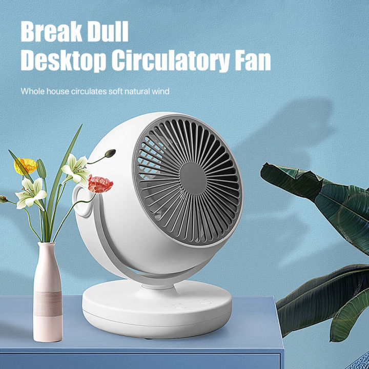 Lydsto Desk Fan Rechargeable Electric Fan Portable 3 speed Mini ...