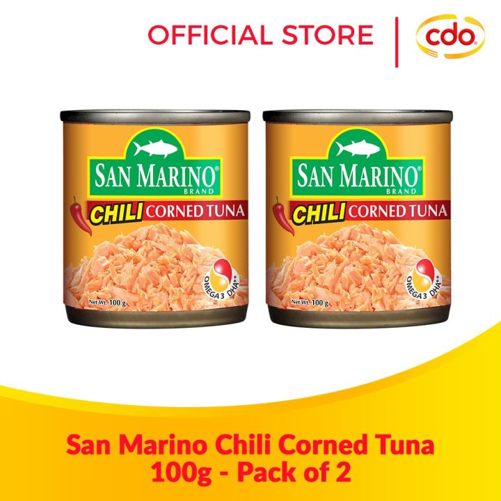 SAN MARINO Chili Corned Tuna 100g - pack of 2 | Lazada PH