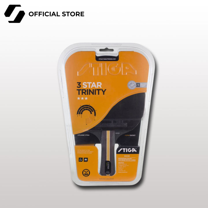 STIGA Trinity 3 Star Table Tennis Hobby Bat / Paddle / Table Tennis Accessories | Lazada PH
