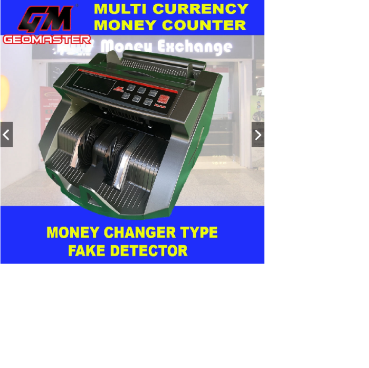 GEOMASTER MG-08D Money Notes Counter ,Money counter Machine with UV/MG ...