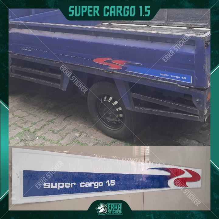 sticker body mobil carry pickup supercargo, stiker mobil pickup ...