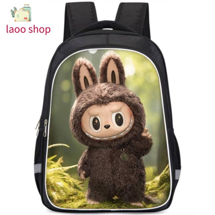 LAOO Kawaii Labubu Backpack Cute Large Capacity Labubu Students School ...