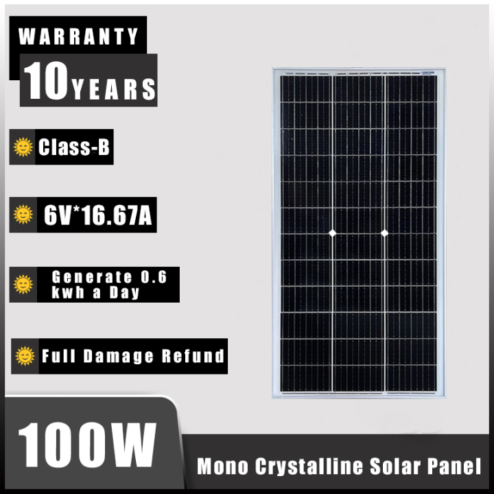 100watts Solar Panel Monocrystalline Half cells 100W Solar Panels IP67 ...