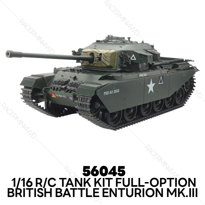 TAMIYA 1/16 R/C British Battle Tank Centurion Mk.III Full-Option Kit ...