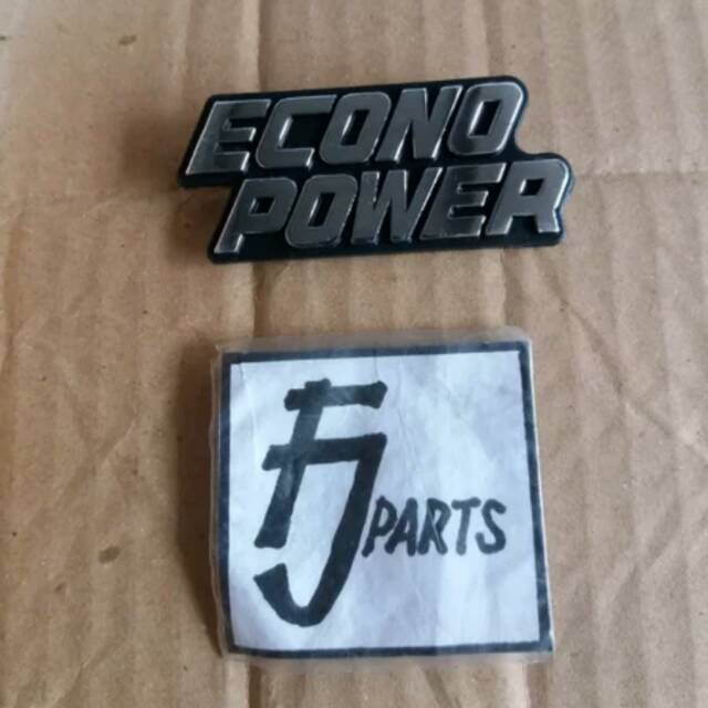 Emblem logo simbol Econo Power-emblem sayap tebeng dek legshield honda ...