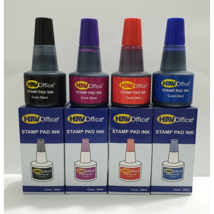 NEW HBW Office Stamp Pad Ink 30ml 60ml | Lazada PH