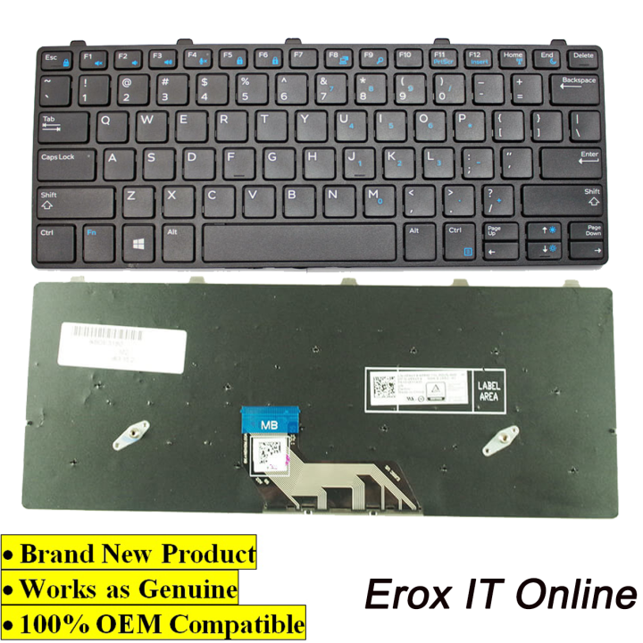 Dell Latitude 3180 3189 3380 0NG83V 0343NN Laptop Keyboard US | Lazada
