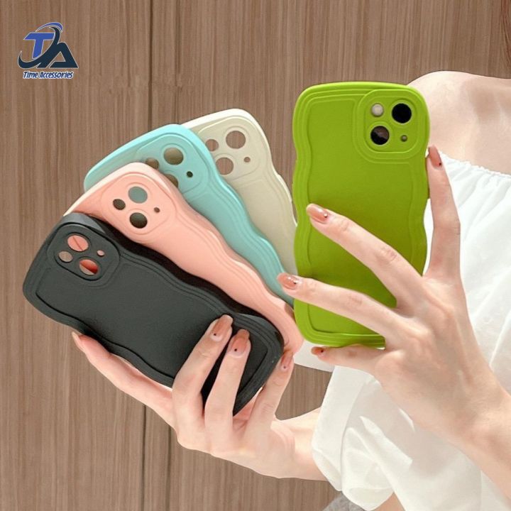 TAC Softcase Gelombang Candy macaroon procamera Casing handphone untuk ...
