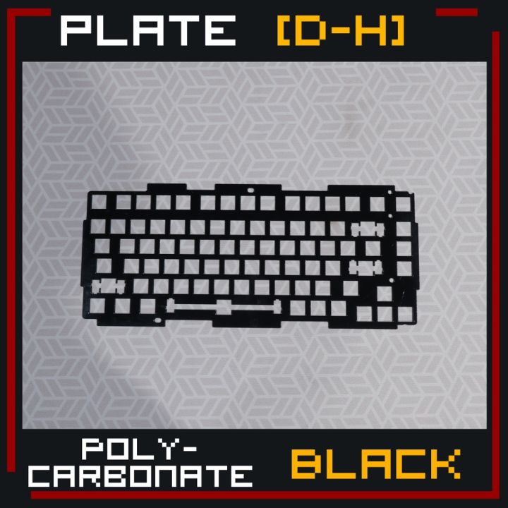 [D-H] PMX.GG Keyboard Polycarbonate Plate - BLACK SMOOTH | Lazada PH