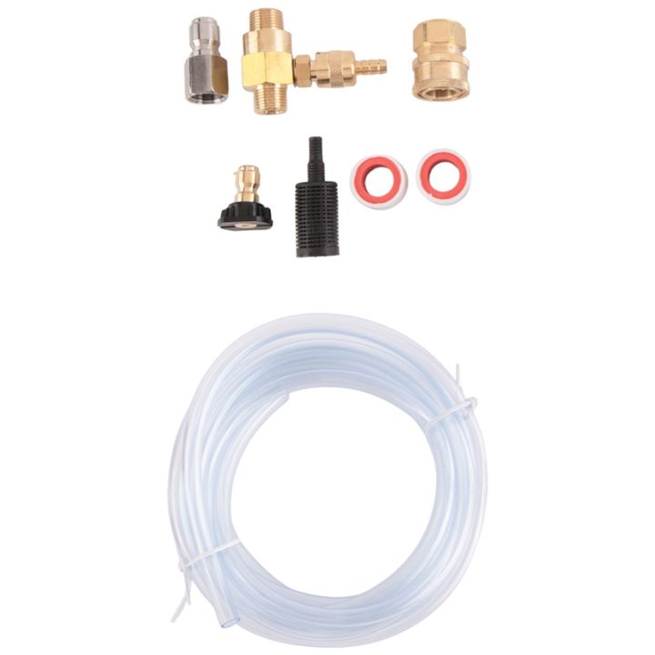 1 Set Adjustable Chemical Injector Injector for Pressure Washer with ...