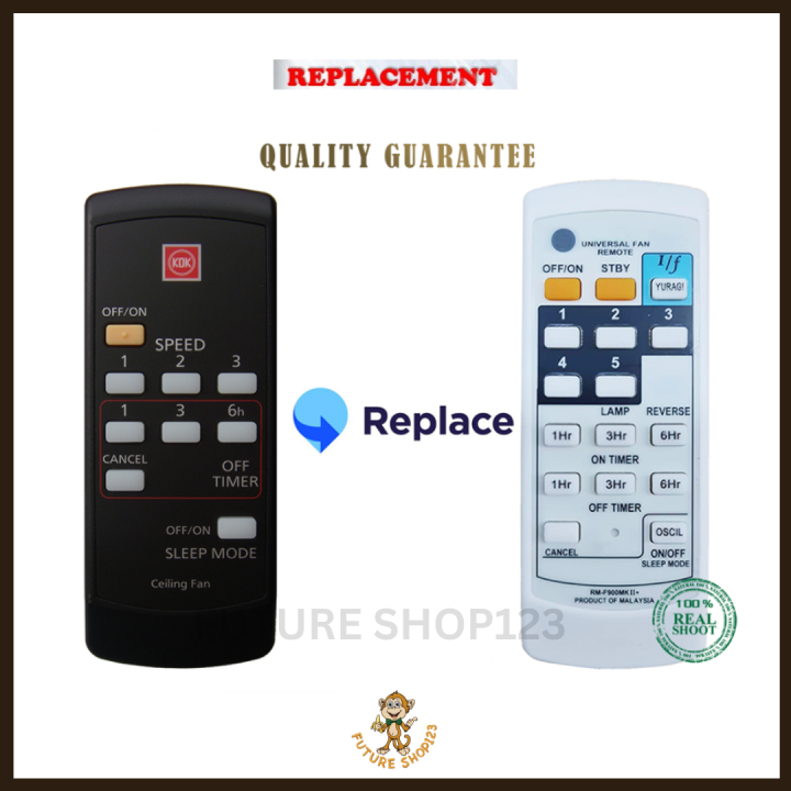 KDK CEILING FAN REMOTE CONTROL [REPLACEMENT] | Lazada