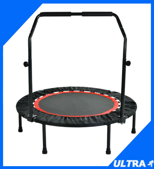 Foldable Trampoline Handrail Jump Shake Bounce Fitness Exercise Leg ...