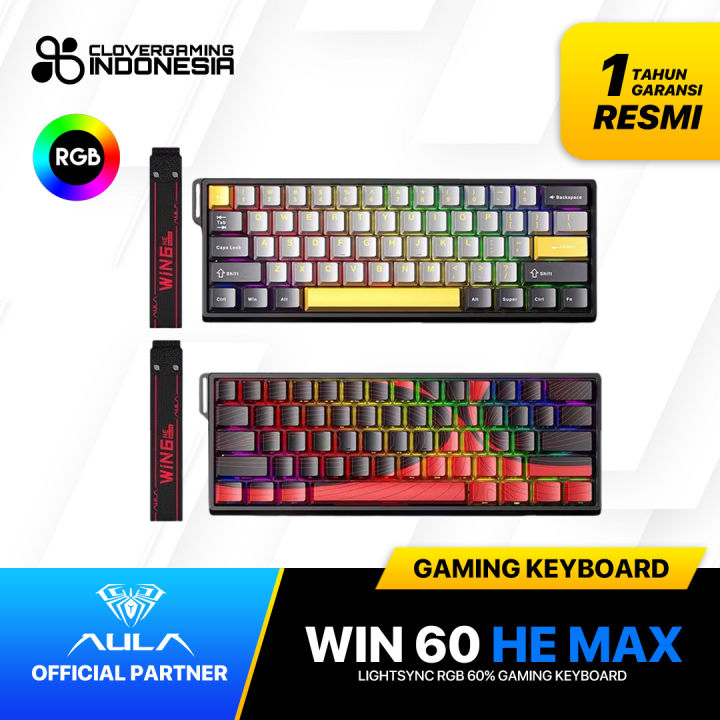 Aula Win-60 Win60 HE MAX RGB Wired Magnetic Switch Gaming Keyboard 60% ...