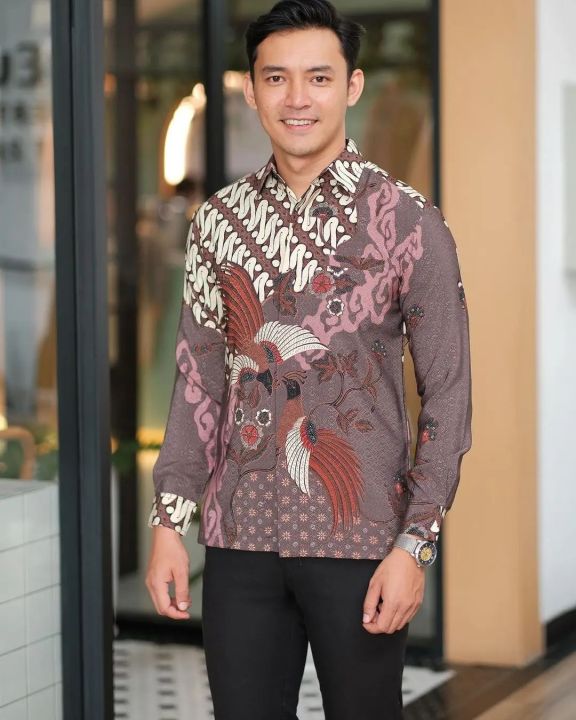 PREMIUM Kemeja Batik Remaja laki laki Lengan Panjang Mewah Terbaru Baju ...