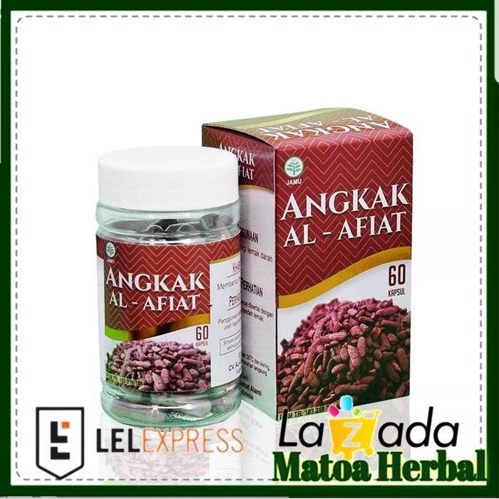 Kapsul Angkak Beras Merah Al Afiat 60 kapsul | Lazada Indonesia