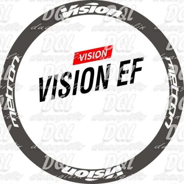 Vision Ef Team Edition Wheelset Sticker Road Bike Carbon Fiber Rim ...