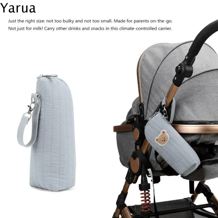 YARUA ฉนวนฟอยล์อลูมิเนียม กระเป๋าเก็บความร้อนสำหรับขวดหมี ดีไซน์พกพา ...