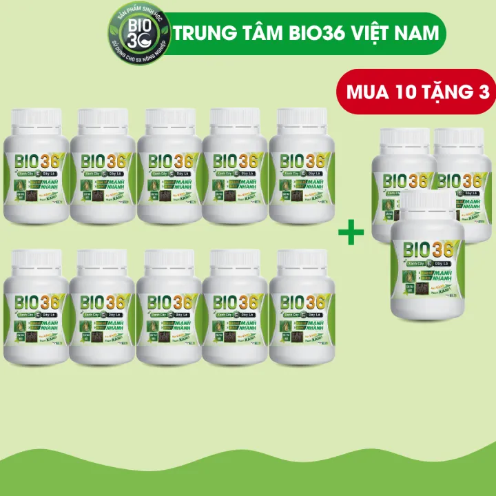 [Shop Chính Hãng ] Combo 13 Hũ Phân Bón Bio 36 Siêu Kích Rễ Đi Đọt Xanh ...