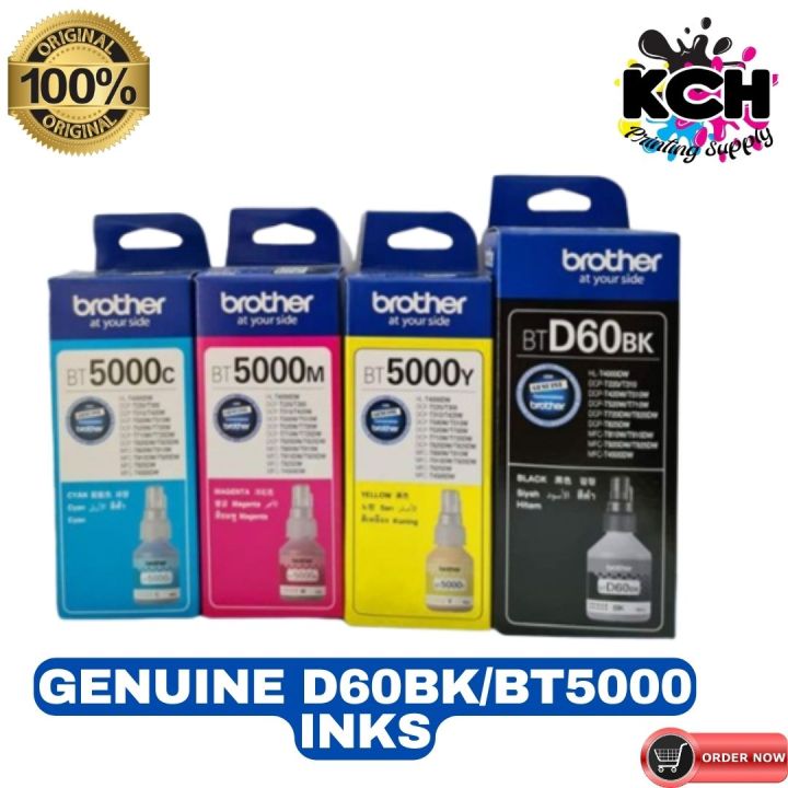 ORIGINAL/Genuine BROTHER Inks Authentic Ultra High Yield Ink Bottles ...