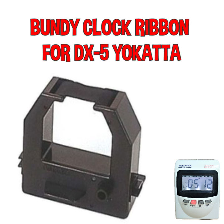 1 pc. Bundy Clock Ink for Yokatta DX-5 Bundy Clock Ribbon Cartridge ...