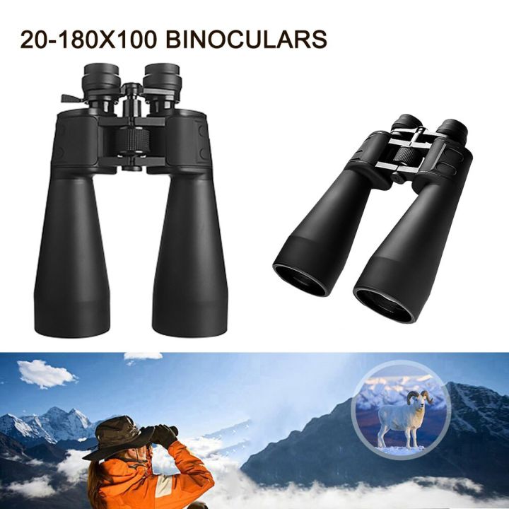 【CW】Professional Binocular 20-180X100 Zoom Powerful HD Binoculars IPX4 ...