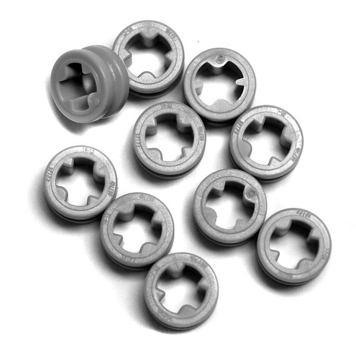 [10 Cái] LEGO Technic Đai Ốc Mỏng 1/2 Xám Nhạt ID 4211573 32123 | Lazada.vn