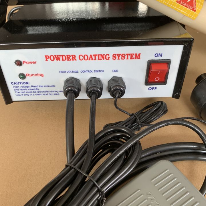 2-year warranty 110V/220V Portable Powder Coating System Paint Gun Coat ...