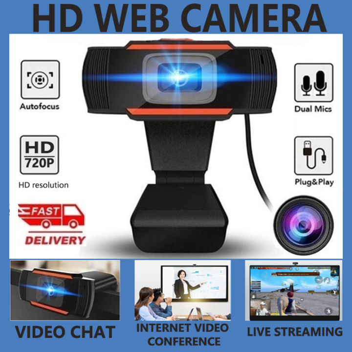 🛒Fast Delivery&COD🛒Webcam for pc/Webcam for laptop/2K/720P HD Webcam ...