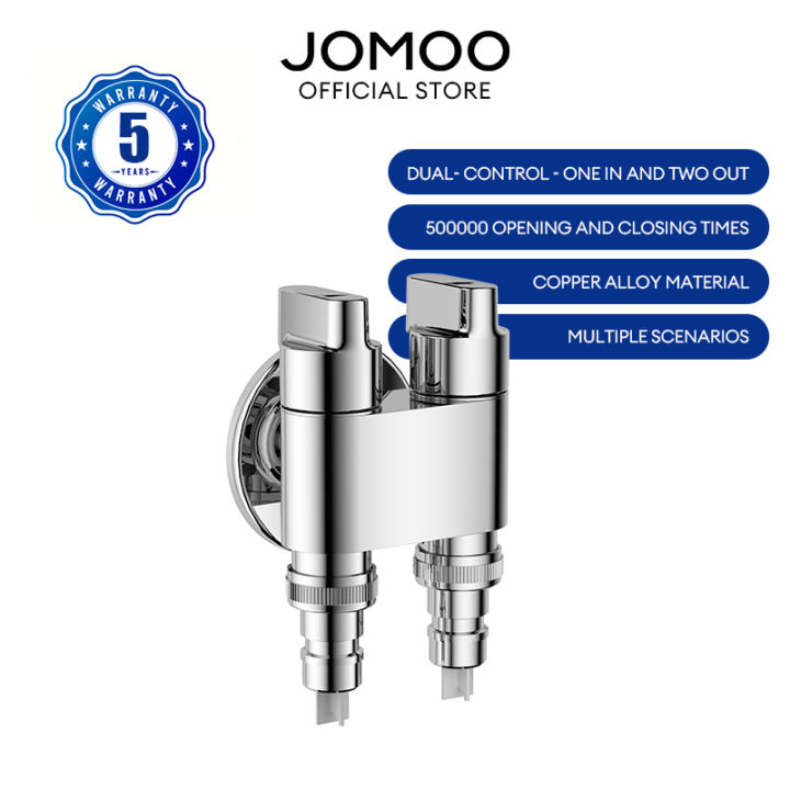 JOMOO Angle Valve Faucet Corner Valve Bathroom Dual Control Angle Valve ...