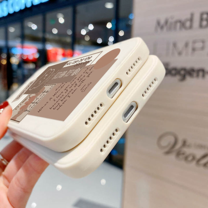 🔥จัดส่งทันที+COD🔥 หมีน่ารัก TPU แบบนิ่ม เคสโทรศัพท์มือถือ For iPhone 11 ...