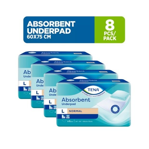 Tena Underpad M 60x40 (20packs x 15s) / L 60x75 (12packs x 8s) | Lazada ...